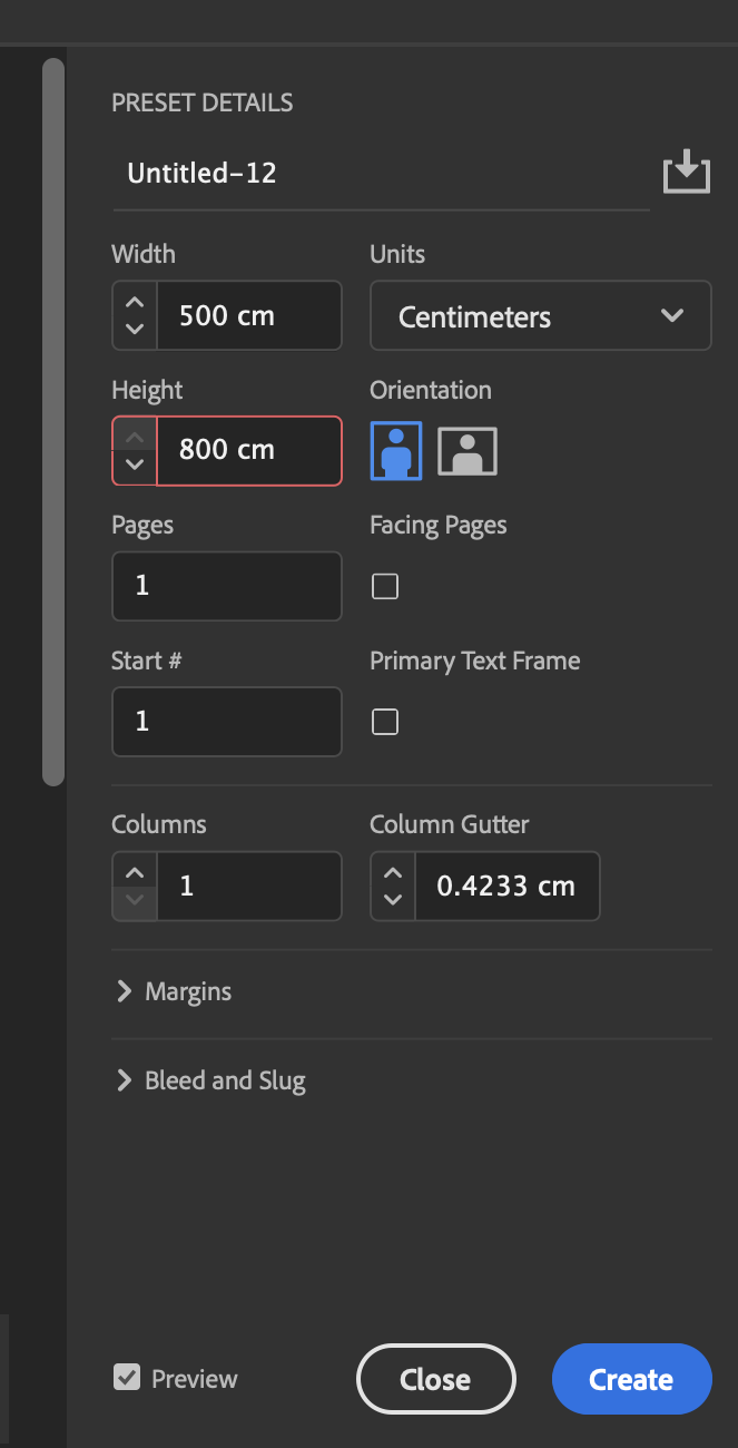 Solved Re Cant Override Size When Setting Up A New Docu Adobe